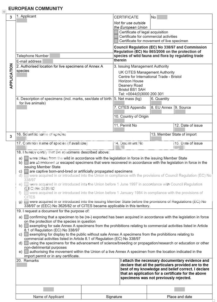 Applying For Article 10 Certs - A Little Help Required - Hermann ...